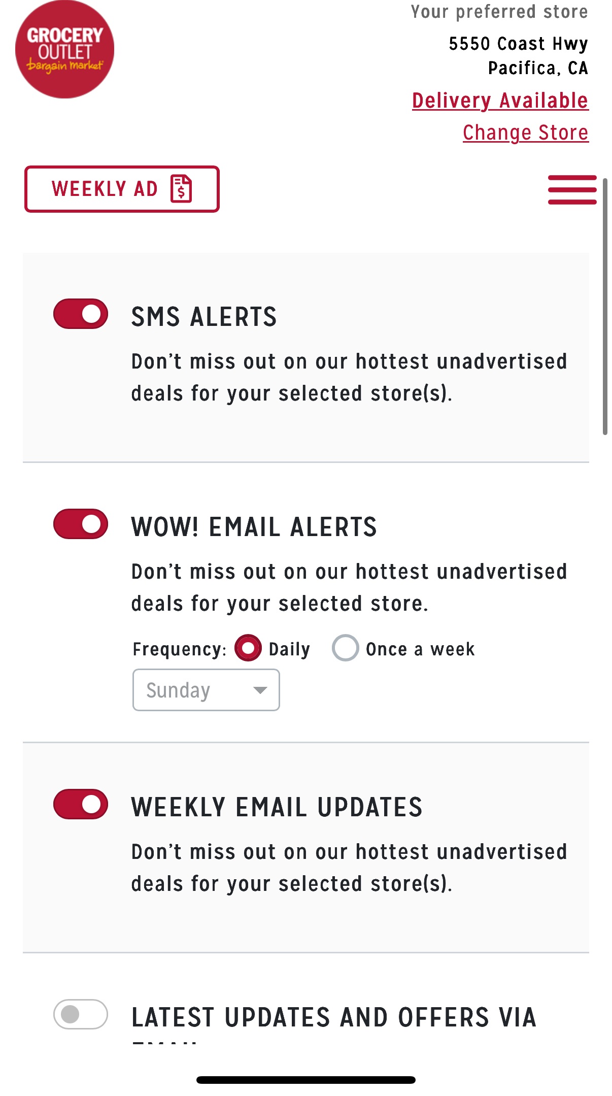How do I change my communication preferences or unsubscribe? – Grocery ...